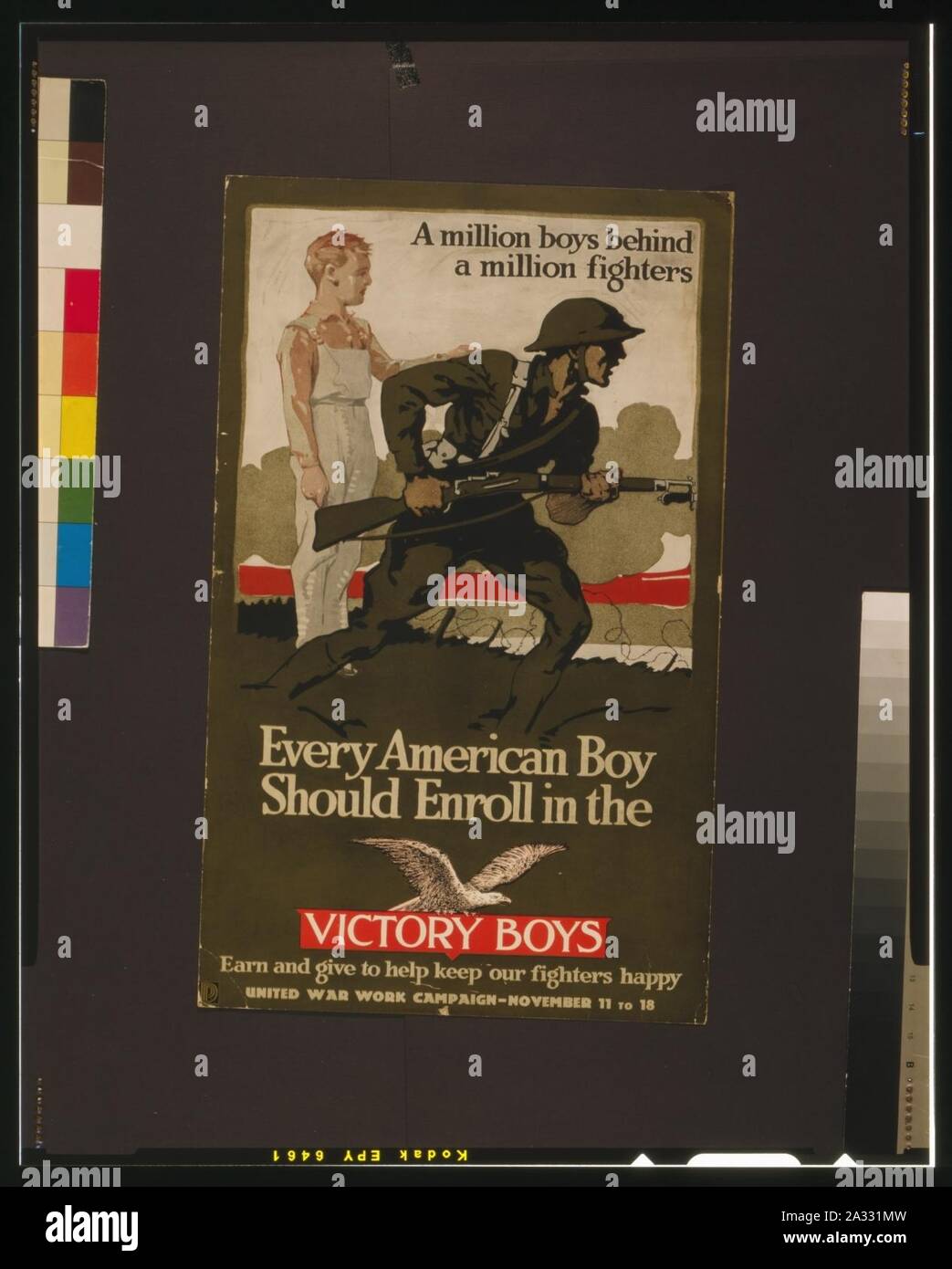 Every American boy should enroll in the Victory Boys Stock Photo - Alamy