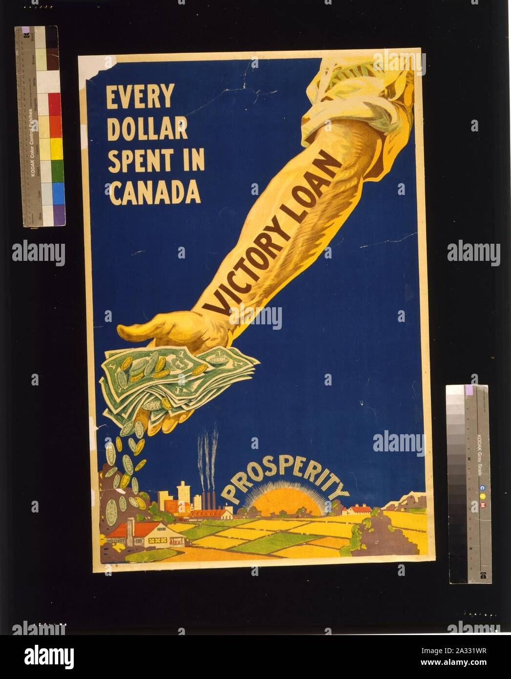 Every dollar spent in Canada - Victory Loan - prosperity Stock Photo ...