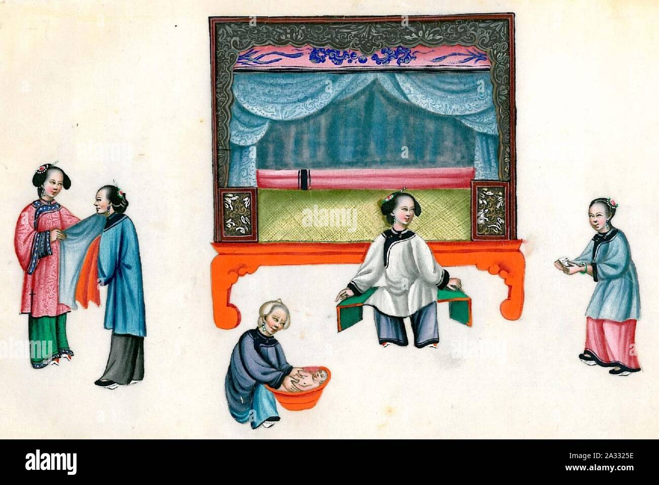 Everyday Life in Old China 02 Stock Photo - Alamy