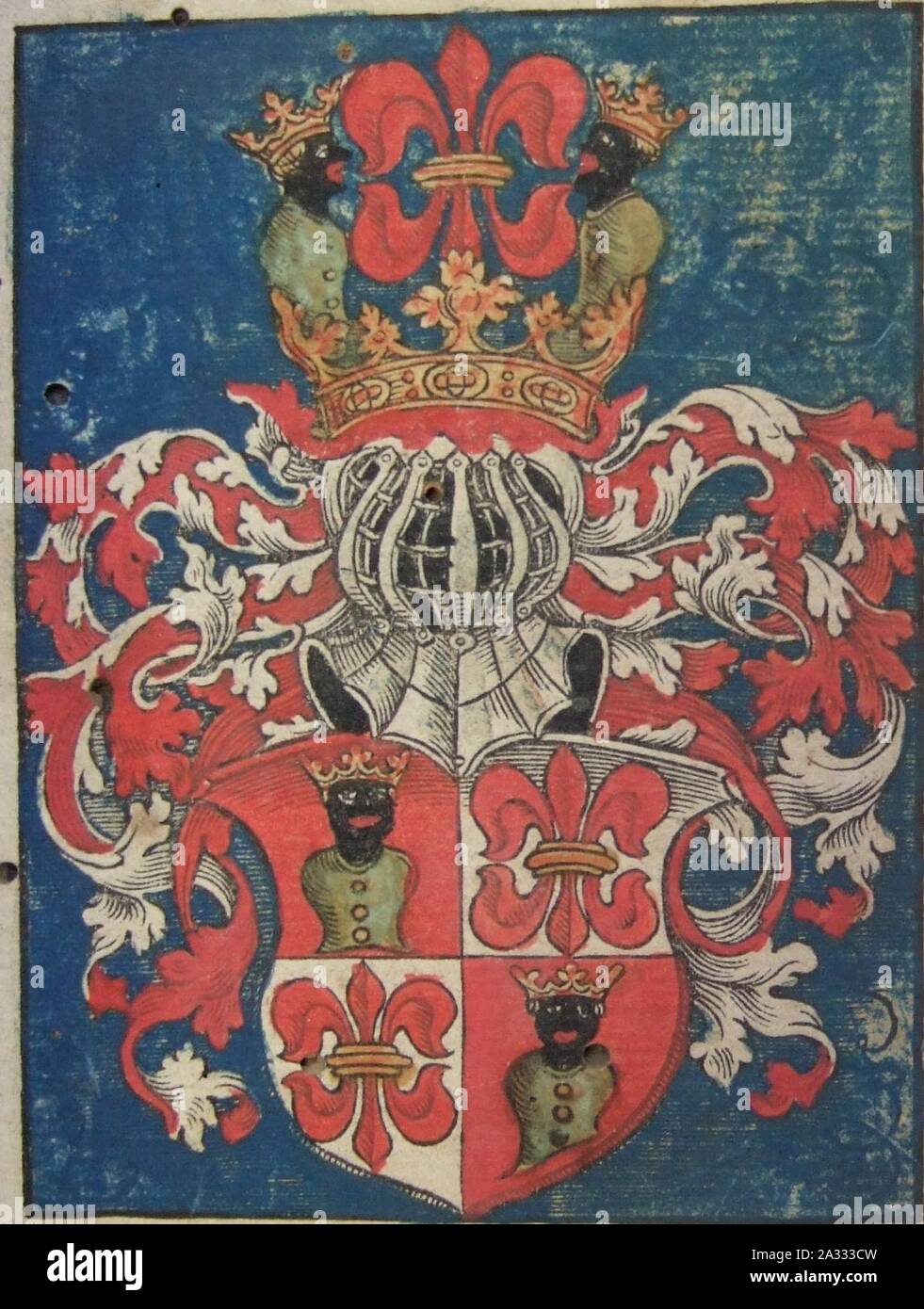 Ex libris de Balthasar Edler von Plotho (....-15..) 2 (cropped Stock ...