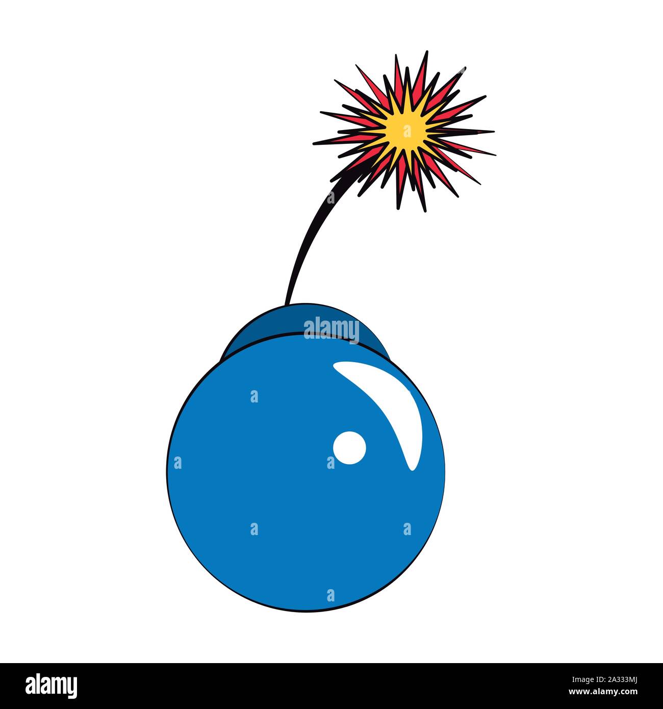 Exploding atomic bomb Stock Vector Images - Alamy