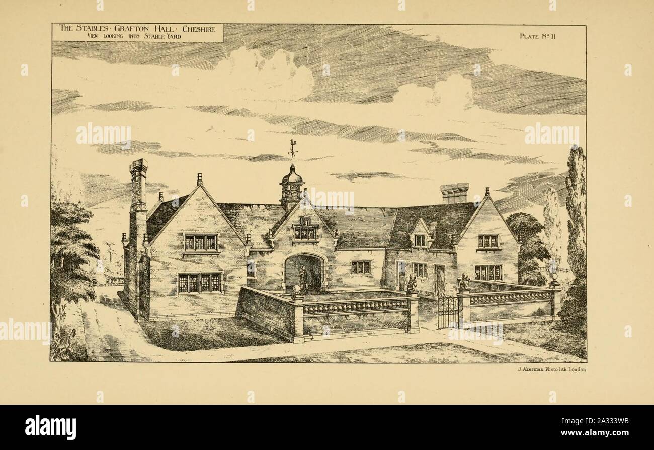 Examples of stables, hunting-boxes, kennels, racing establishments, &c ...