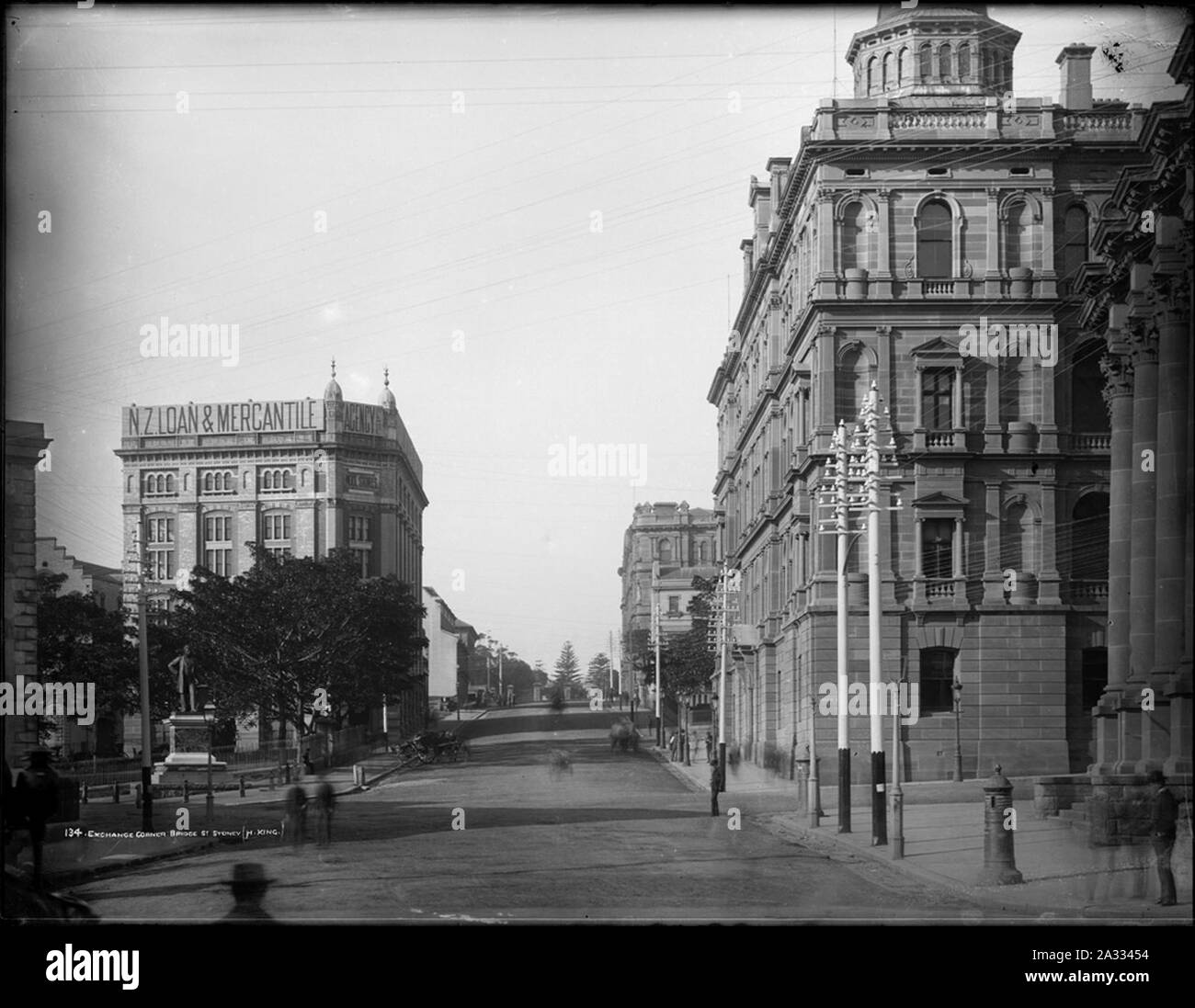 Exchange Corner, Bridge Street, Sydney Stock Photo - Alamy