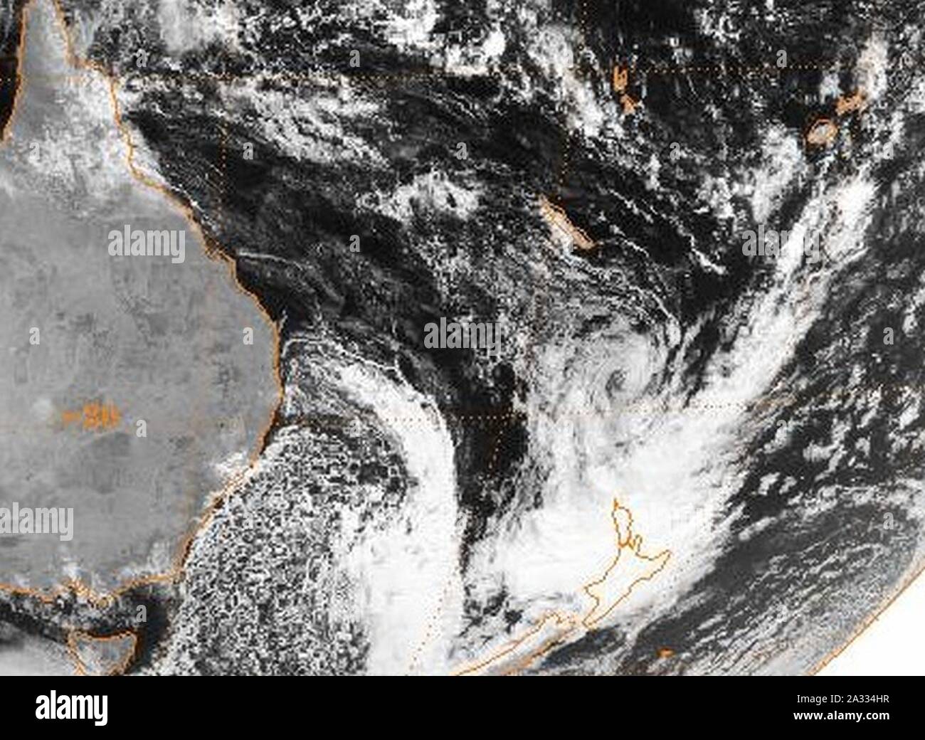 Ex-Cyclone Sose April 12 2001 Stock Photo - Alamy