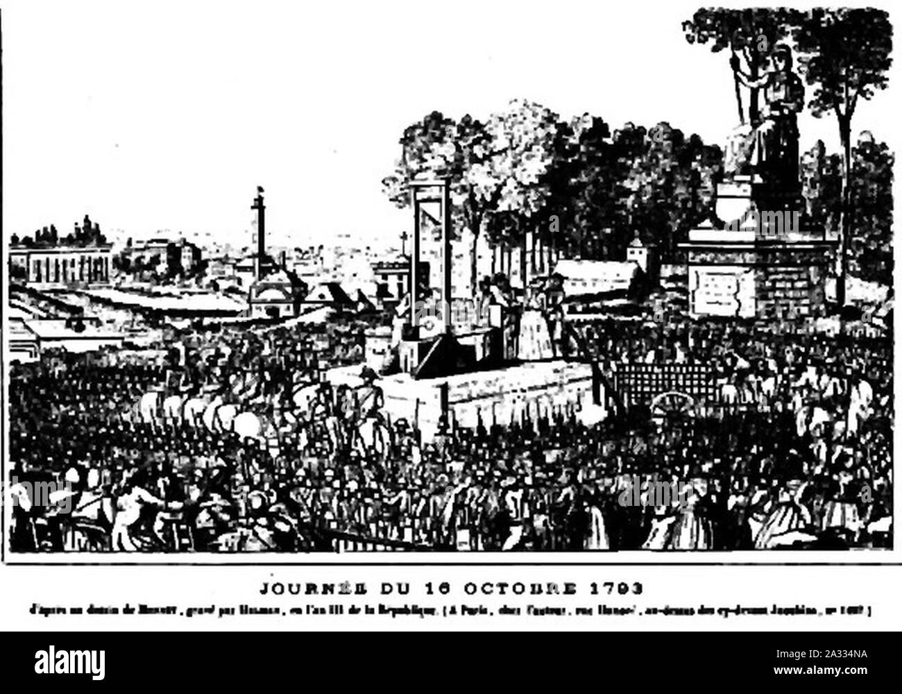 1793 execution Black and White Stock Photos & Images - Alamy