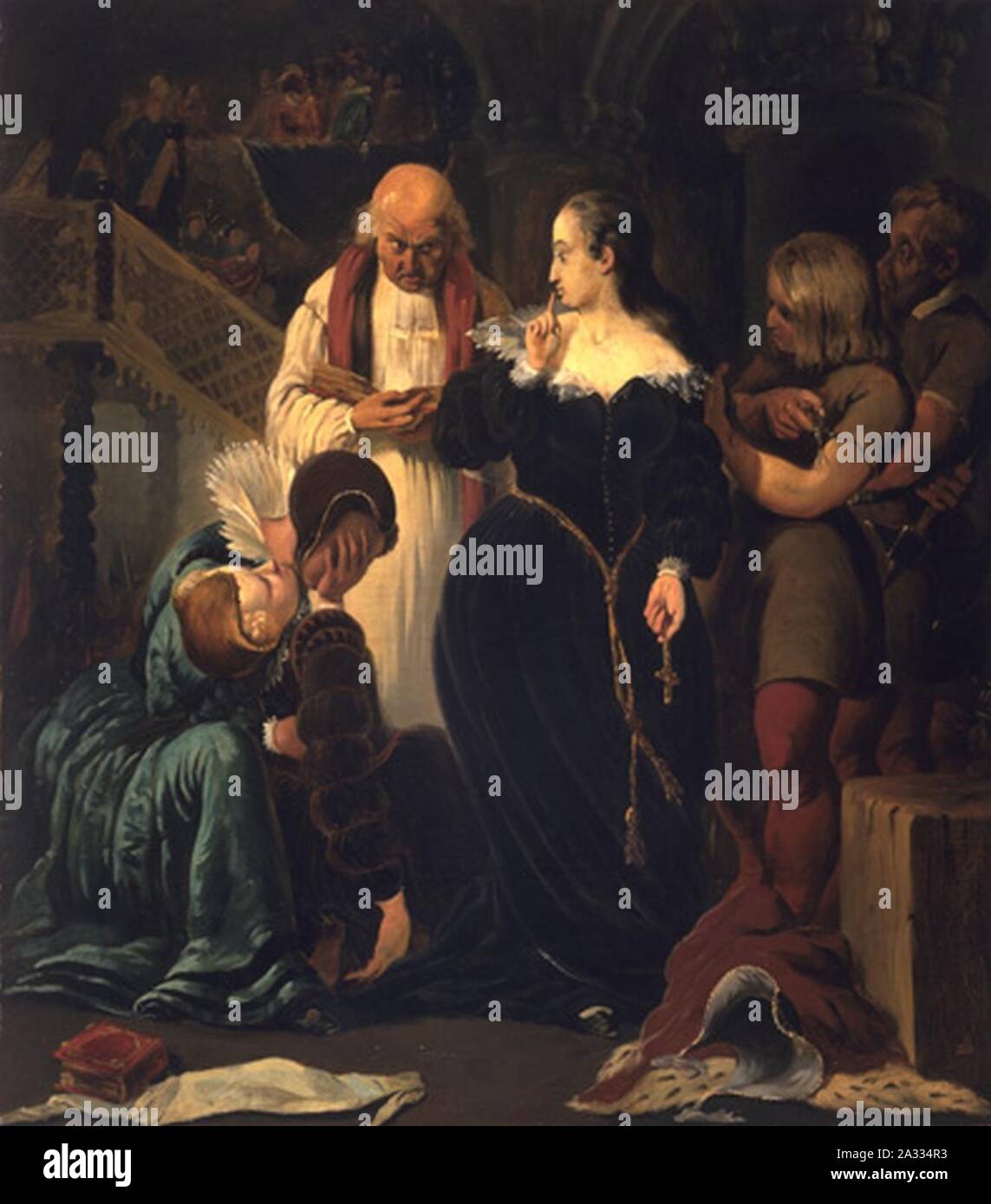 Execution of Mary Stuart Stock Photo - Alamy