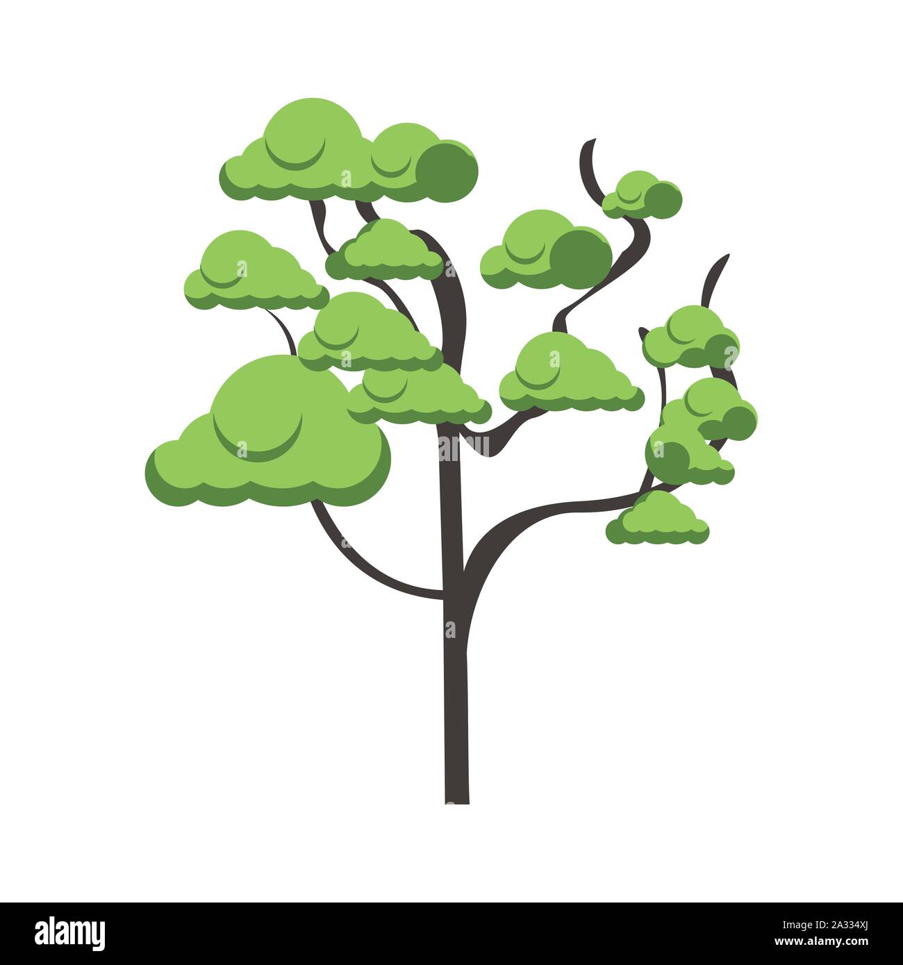 tree flat icon image Stock Vector Image & Art - Alamy