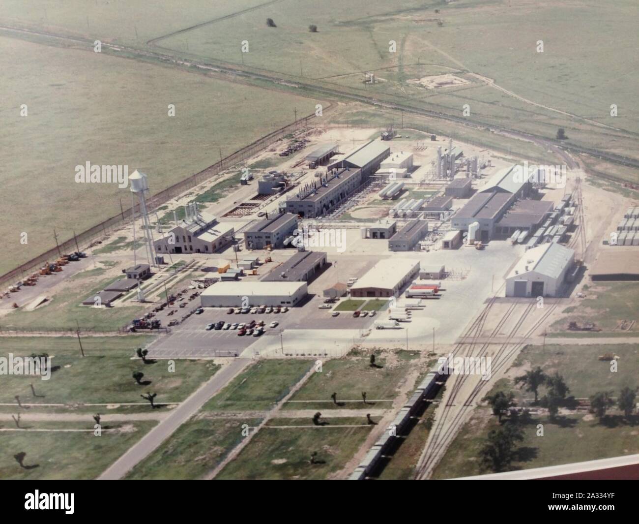 Exell Helium Plant circa 1980 Stock Photo - Alamy