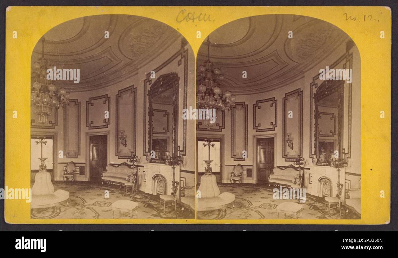 Executive Mansion, Blue Room Stock Photo - Alamy