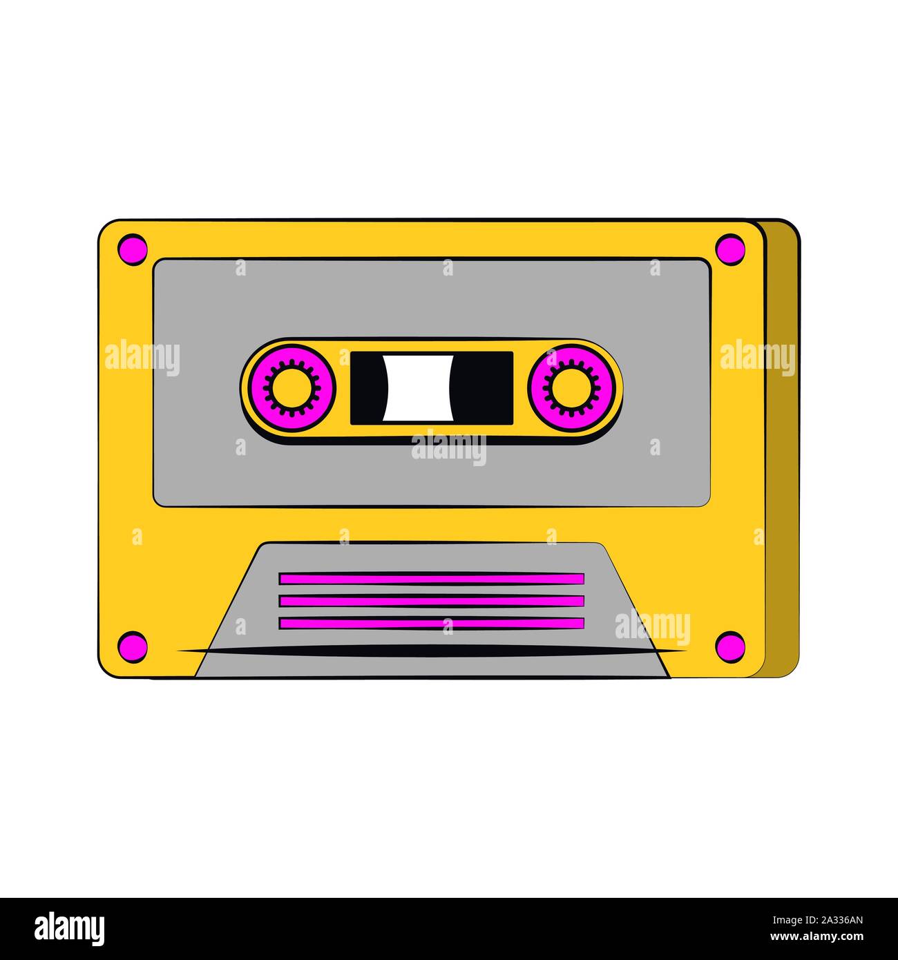 retro cassettes design Stock Vector Image & Art - Alamy