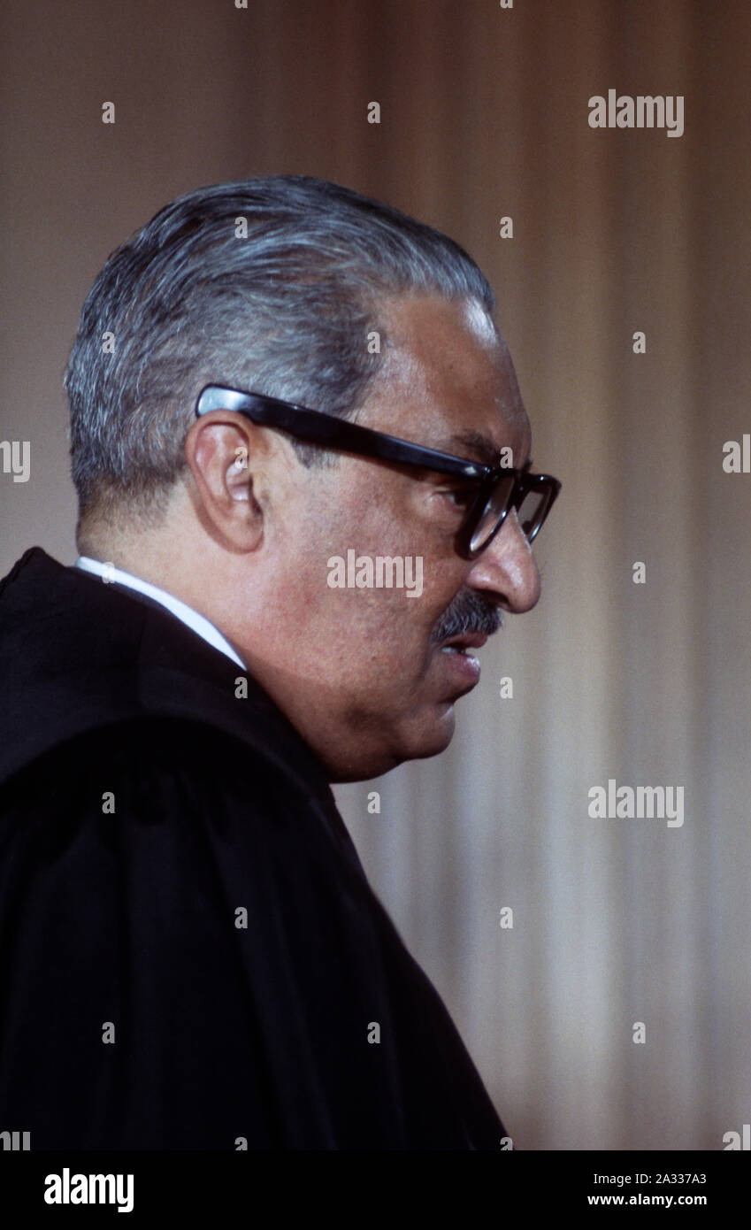 A 29.8 MG IMAGE OF Supreme Court Justice Thurgood Marshall at the ...