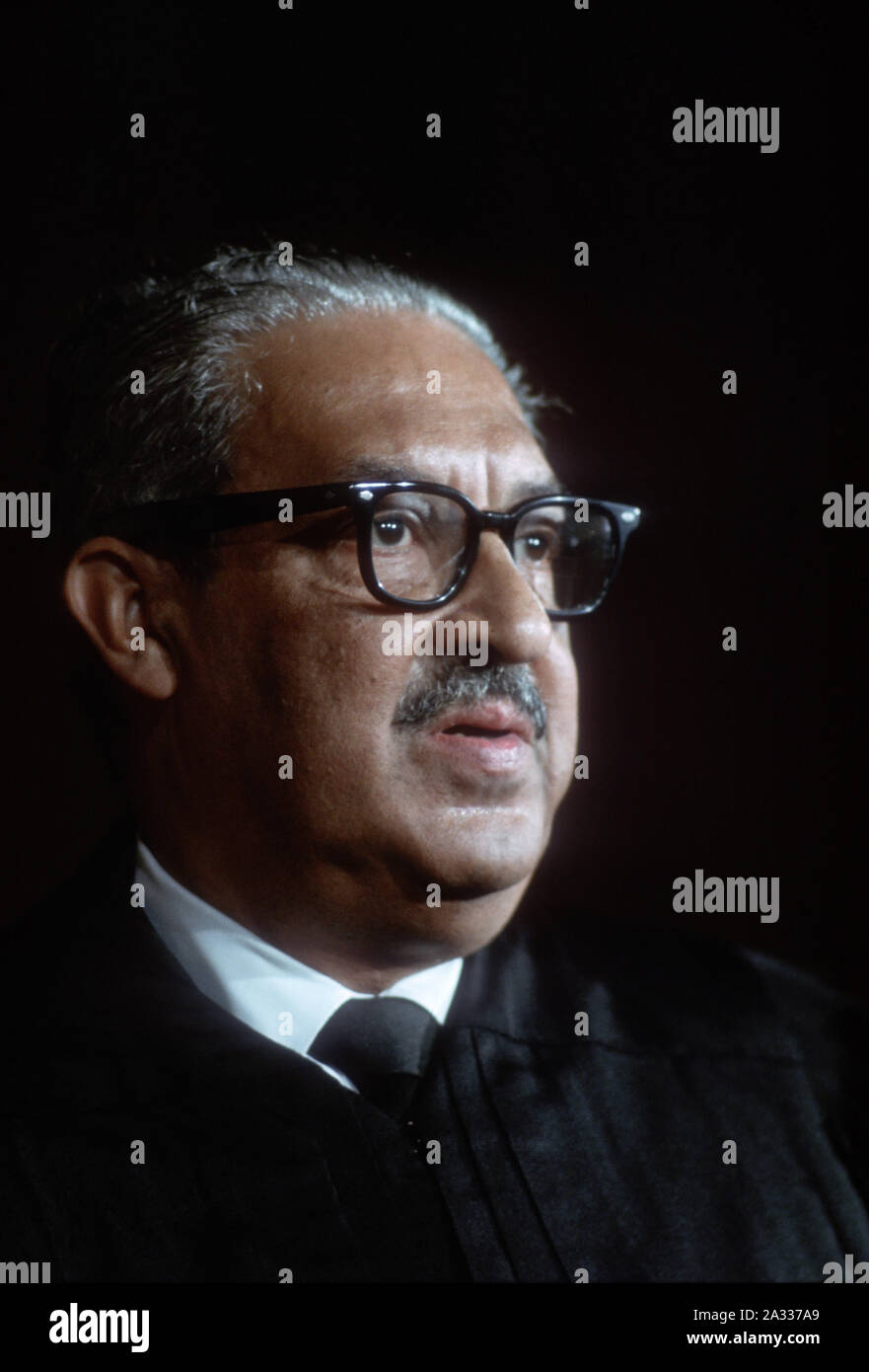 A 20.2 MG IMAGE OF: Supreme Court Justice Thurgood Marshall in robe 11 ...