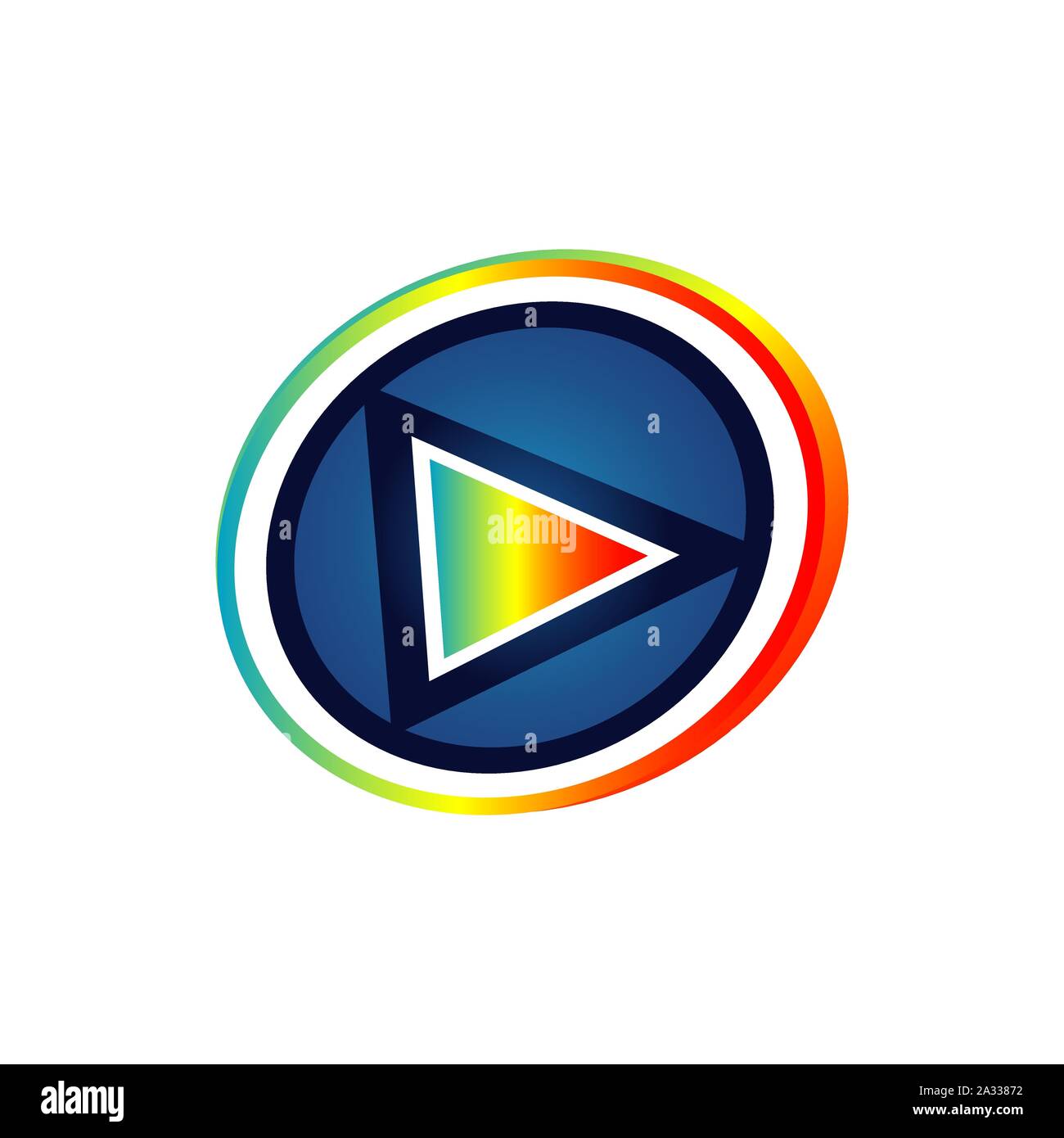 abstract tech media play button logo design icon vector illustration ... abstract tech media play button logo design icon vector illustration ...
