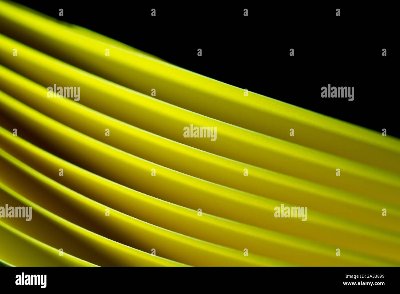 yellow color notepad abstract in bright light for background Stock ...