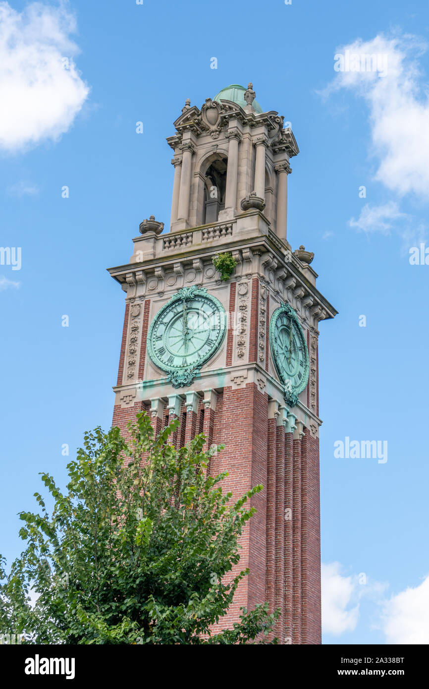 PROVIDENCE, RI/USA - SEPTEMBER 30, 2019: Carrie Tower on the campus of ...