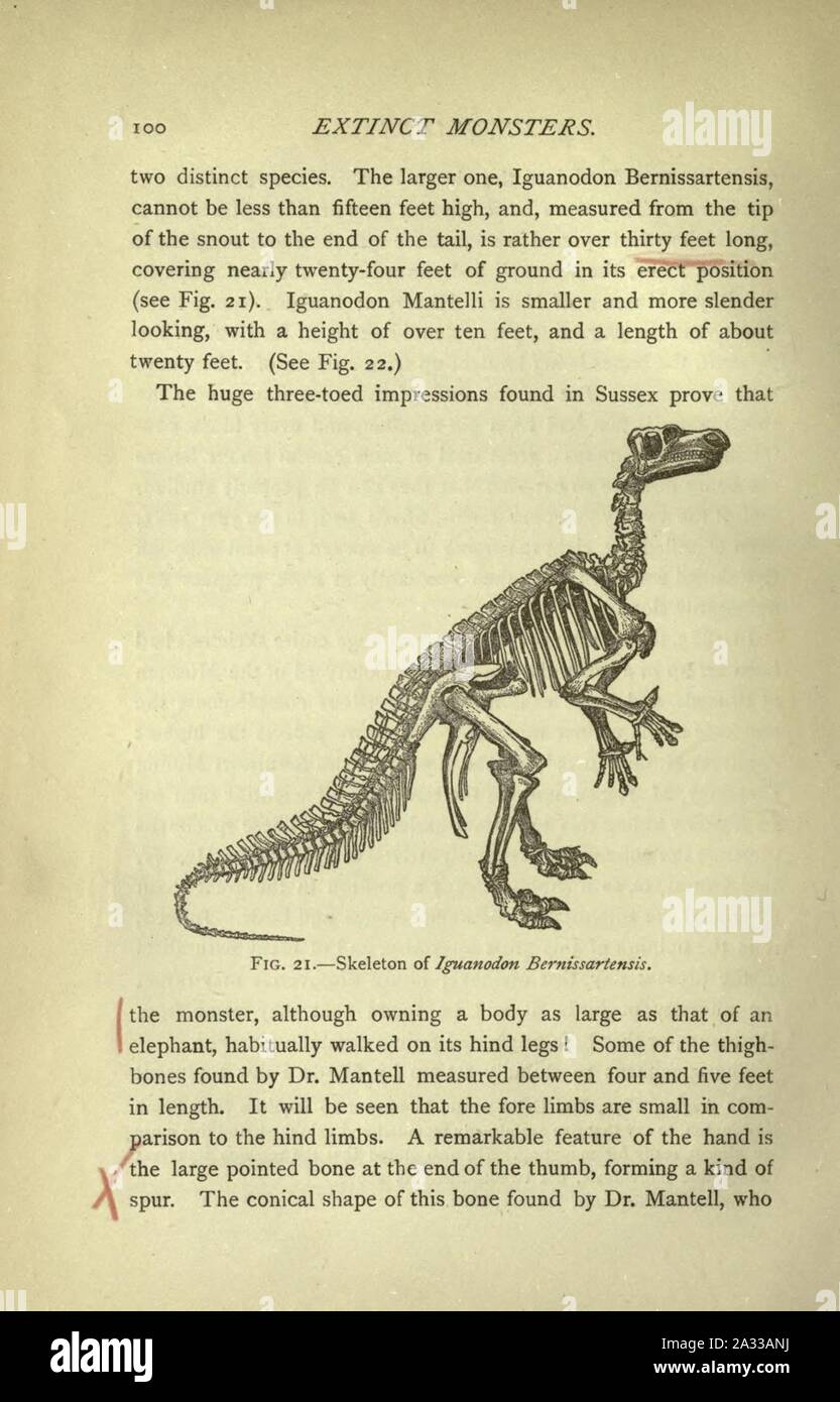 Extinct monsters (Page 100 Stock Photo - Alamy