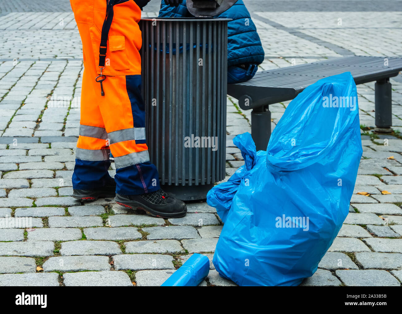 Garbage transporter hi-res stock photography and images - Alamy