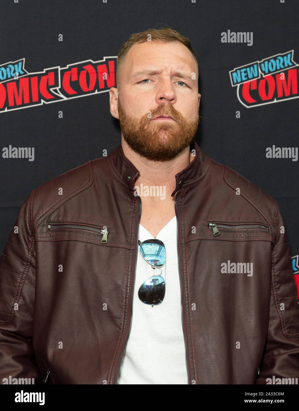 New York, NY - October 3, 2019: Jon Moxley of TNT sereis All Elite ...