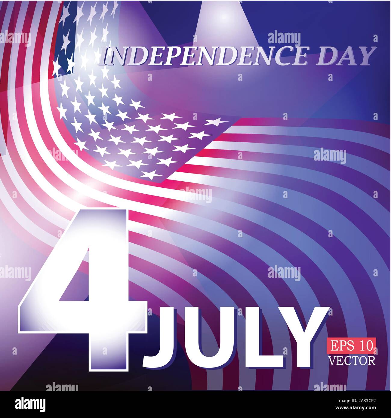 Abstract american flag hi-res stock photography and images - Alamy