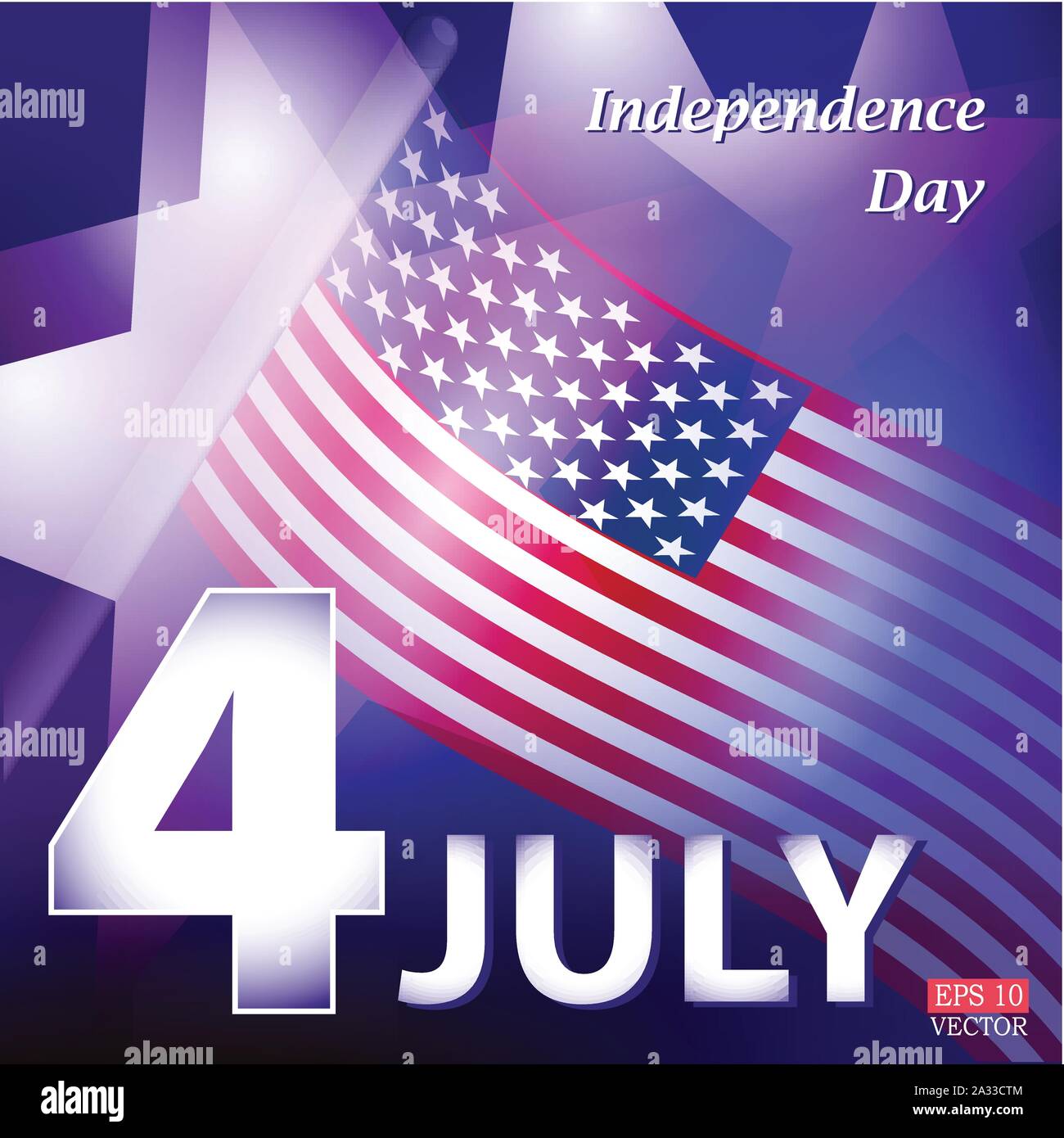 American Independence Day Stock Vector Image & Art - Alamy