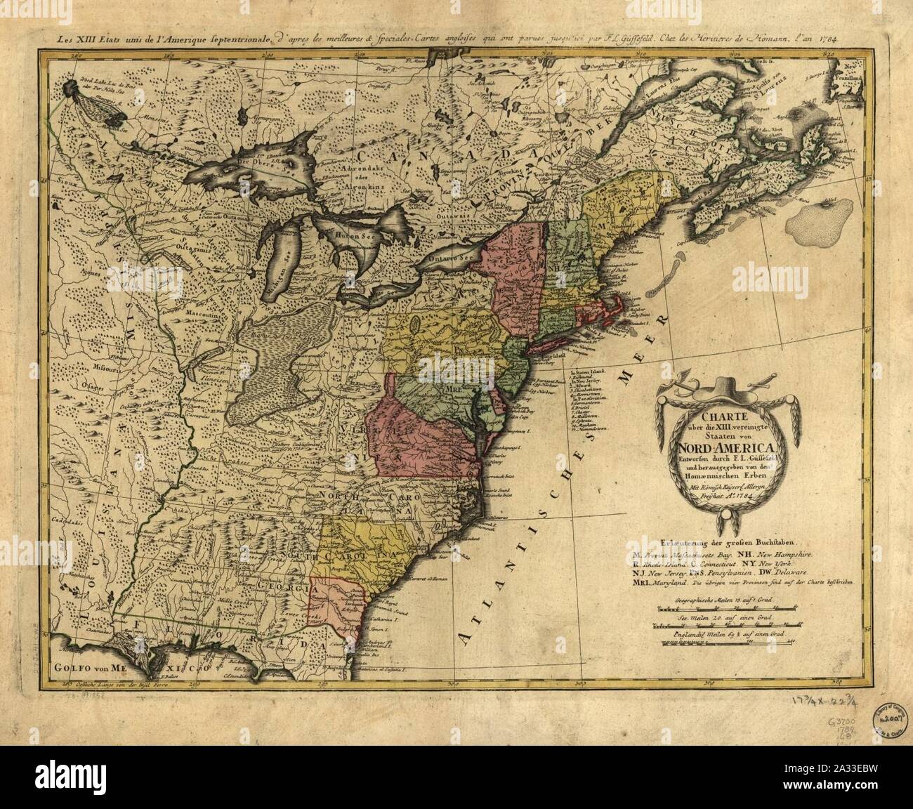 1784 map hi-res stock photography and images - Alamy