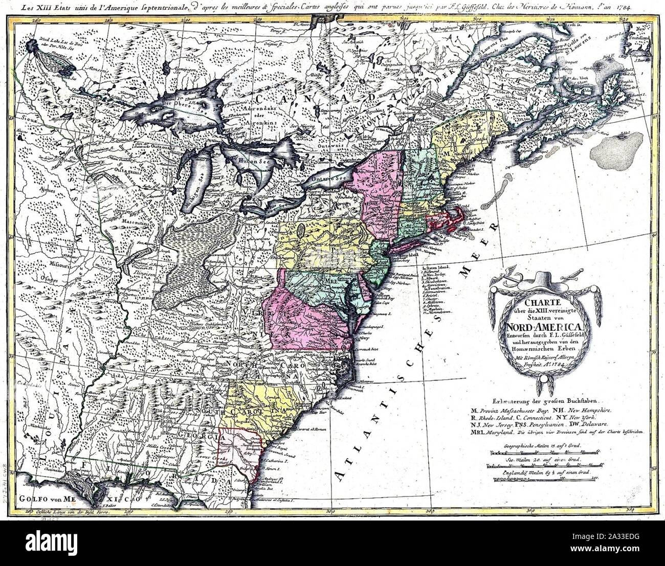 1784 map hi-res stock photography and images - Alamy