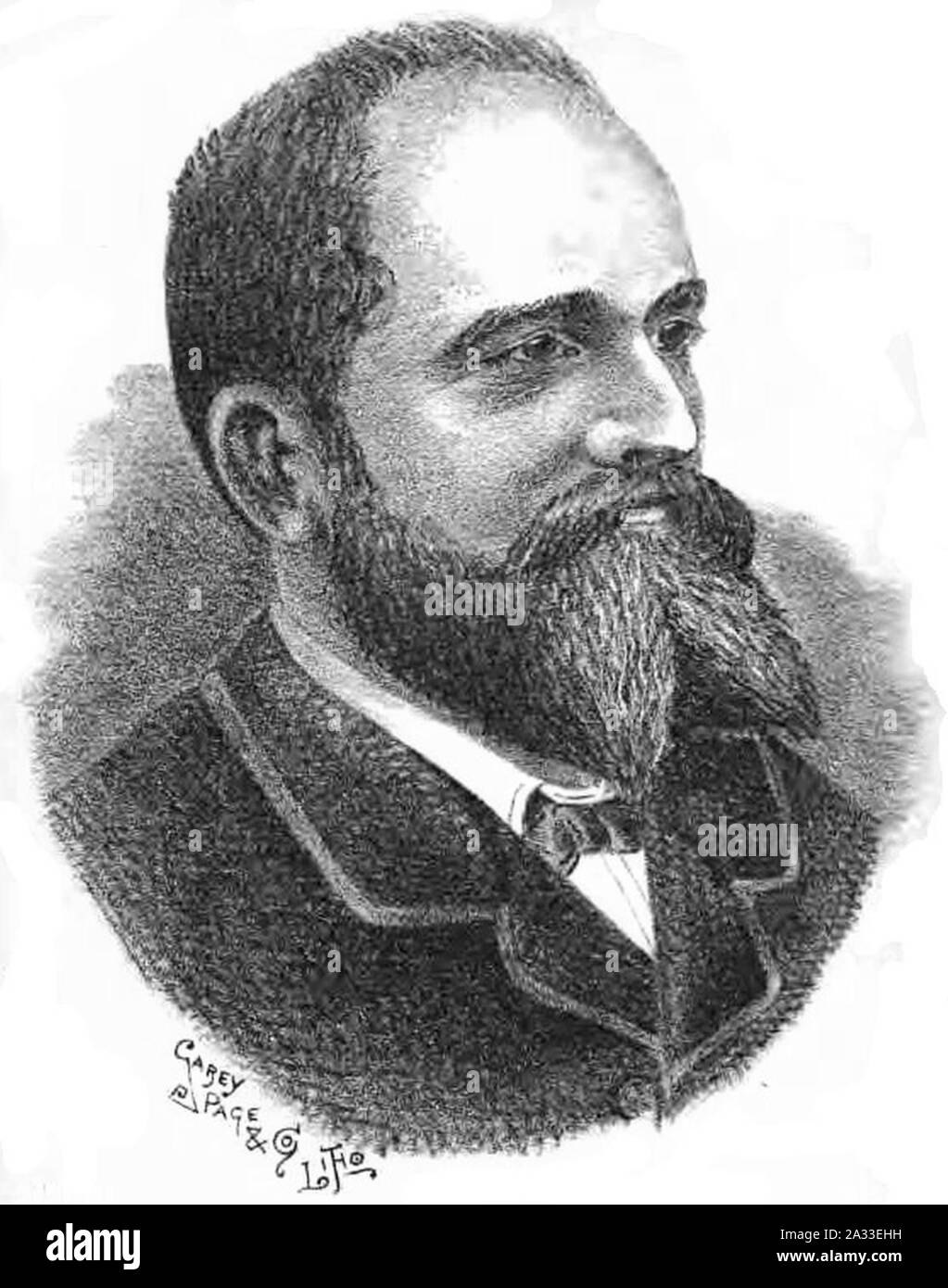 F. Ziliani, prof. of singing (Notable South Australians Stock Photo - Alamy