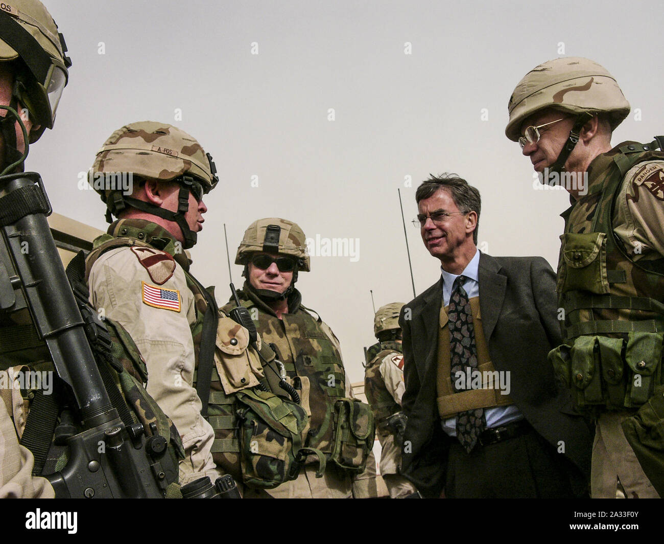 Baghdad, Baghdad, Iraq. 23rd Nov, 2004. Capt. Rex Blair, commander of ...