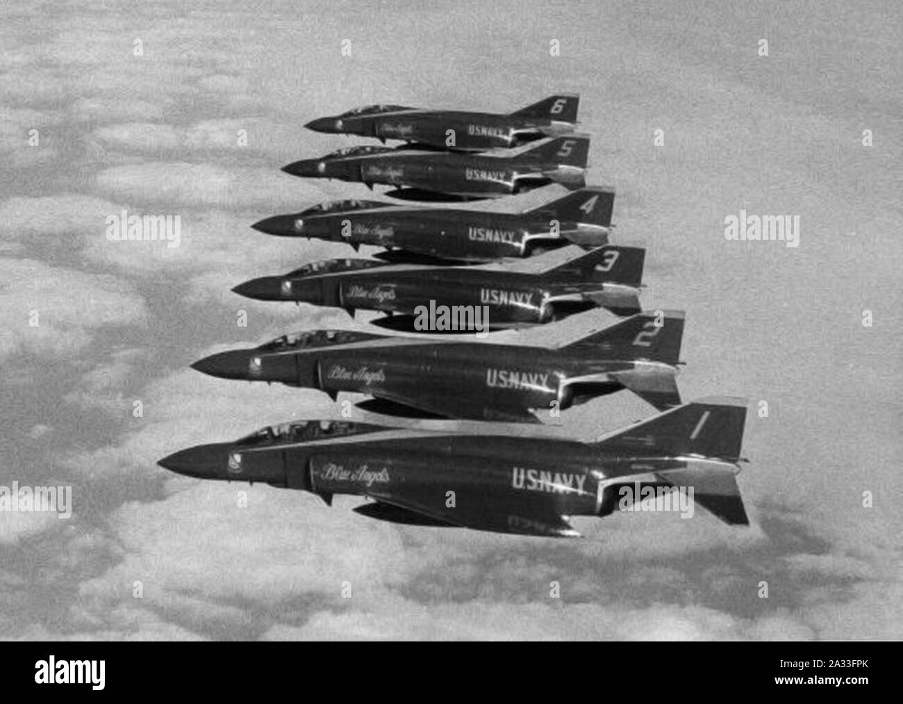 F-4 Phantom Blue Angels Stock Photo - Alamy