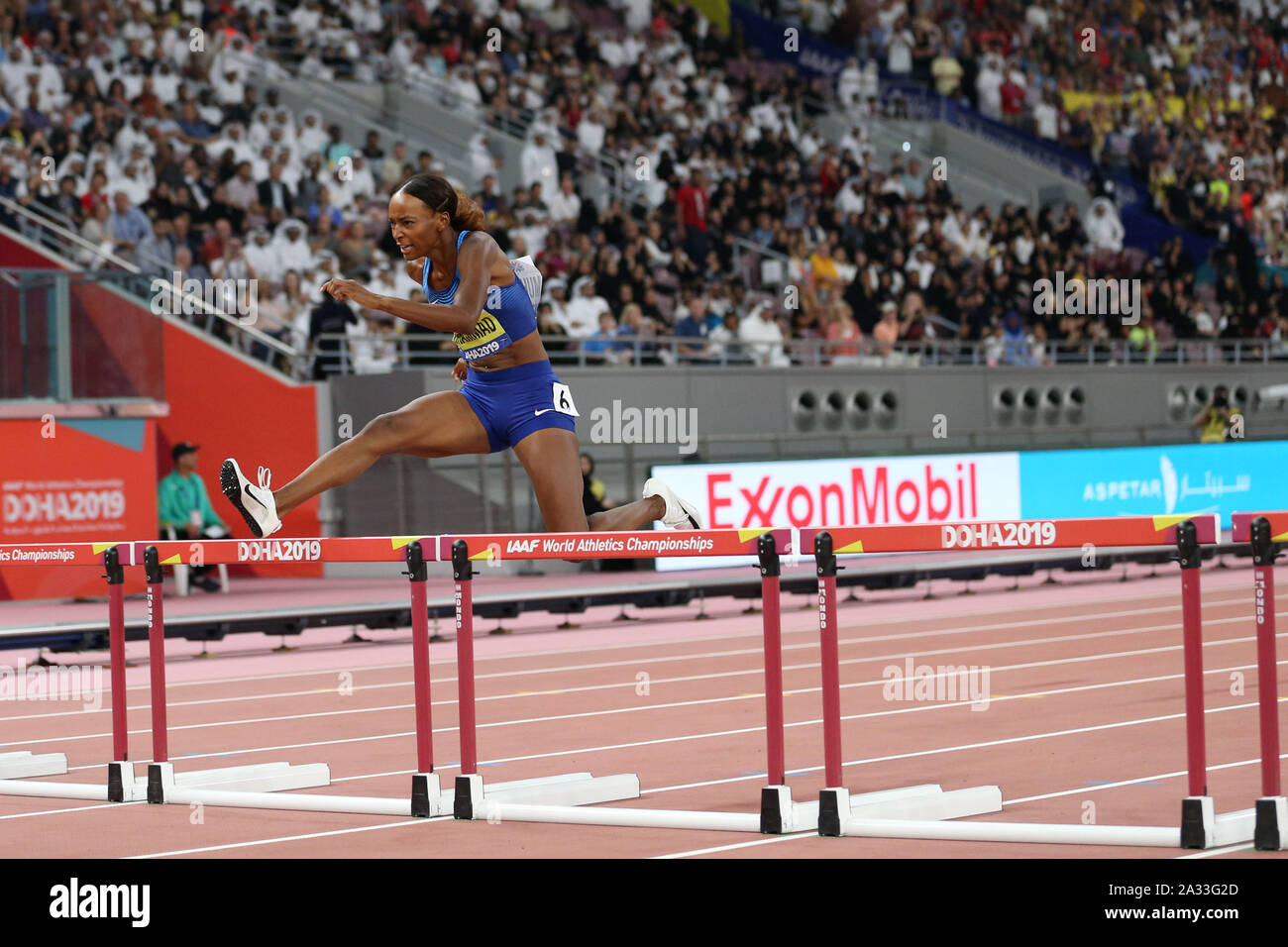 Doha, Qatar. 4th Oct, 2019. Dalilah Muhammad of the United States ...