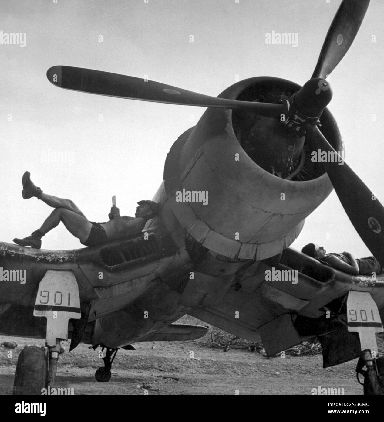 F4U-1 VMF-222 Bougainville 1944 Stock Photo - Alamy