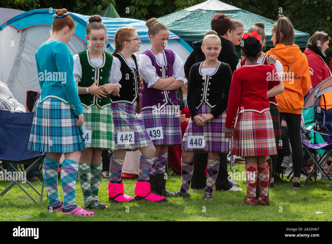 Girls kilt hi-res stock photography and images - Alamy