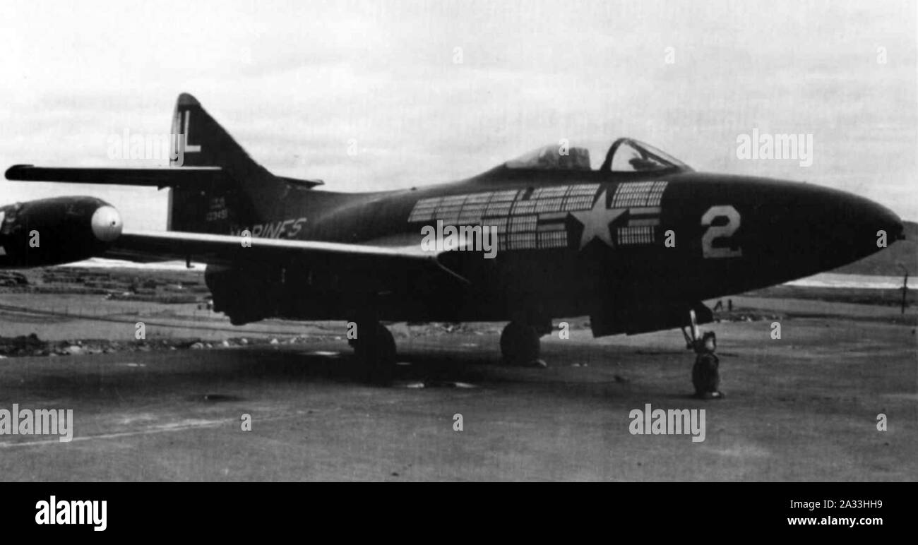 F9F mission markers Korea NAN7-53 Stock Photo - Alamy