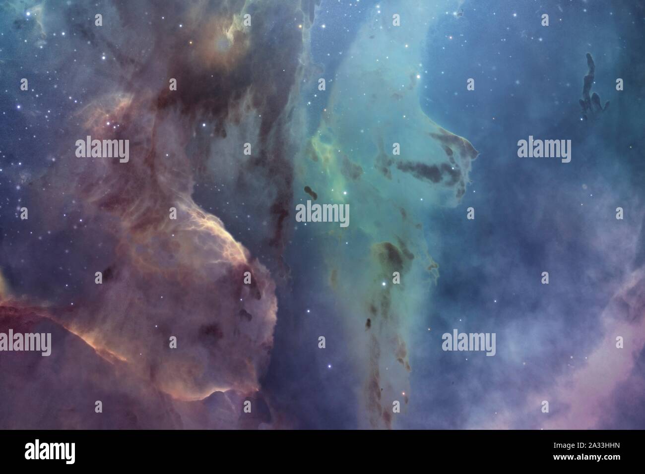 Eagle nebula, illustration Stock Photo - Alamy