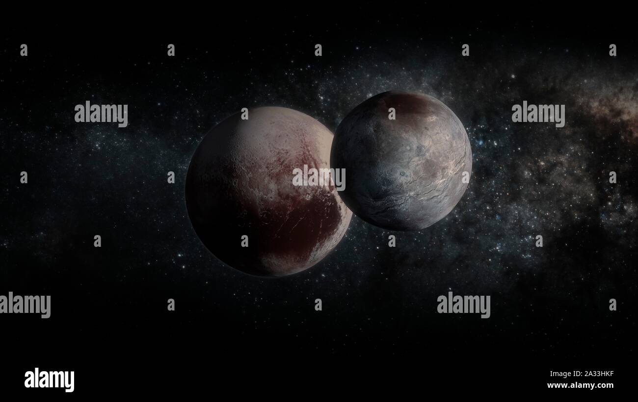 Pluto charon hi-res stock photography and images - Alamy