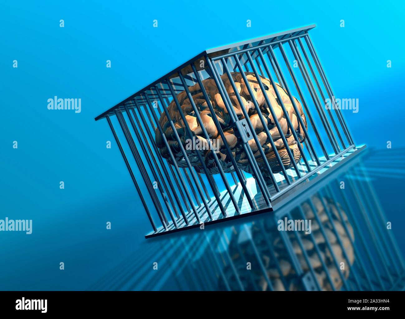Brain In Cage High Resolution Stock Photography and Images - Alamy