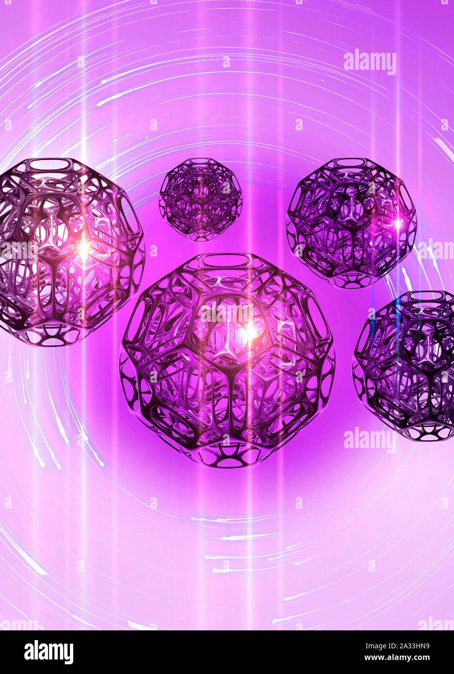 Alien virus, illustration Stock Photo - Alamy