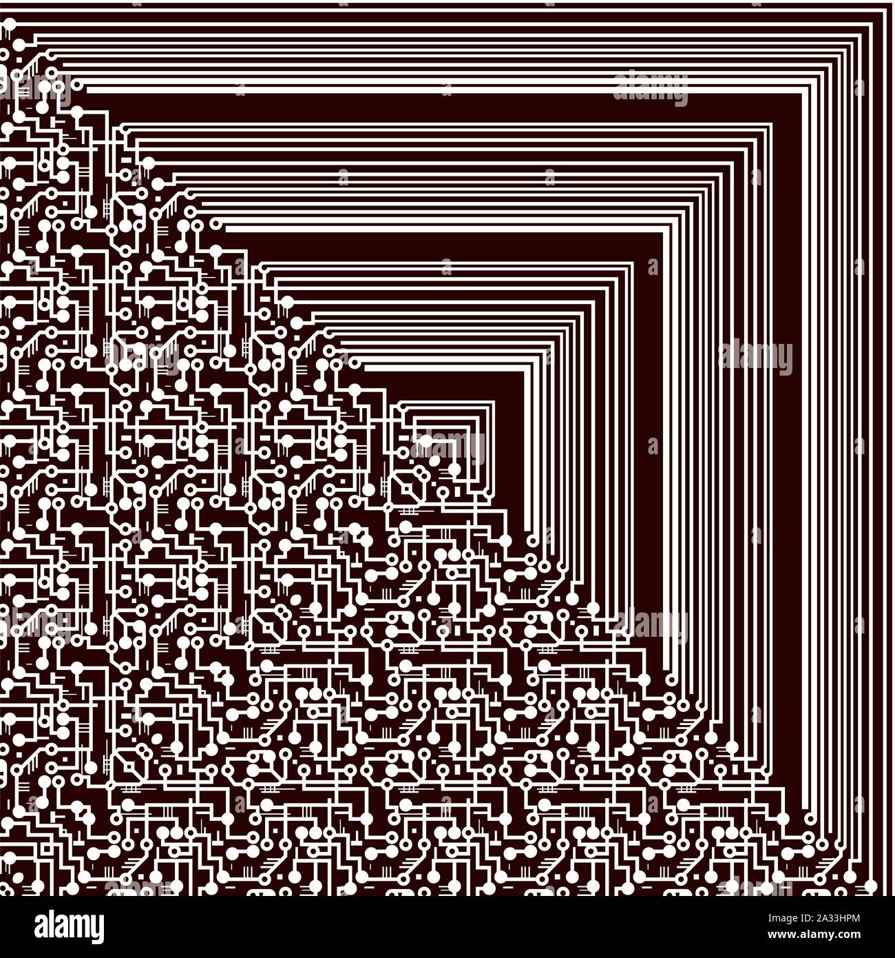 Quantum circuits, conceptual illustration Stock Photo - Alamy