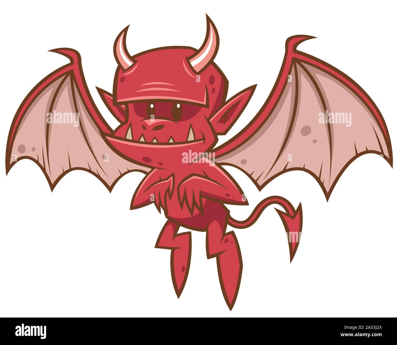 Cartoon devil Cut Out Stock Images & Pictures - Alamy