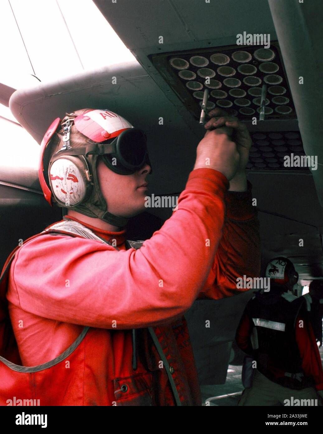 F-14 Chaff-Flare Load Stock Photo - Alamy