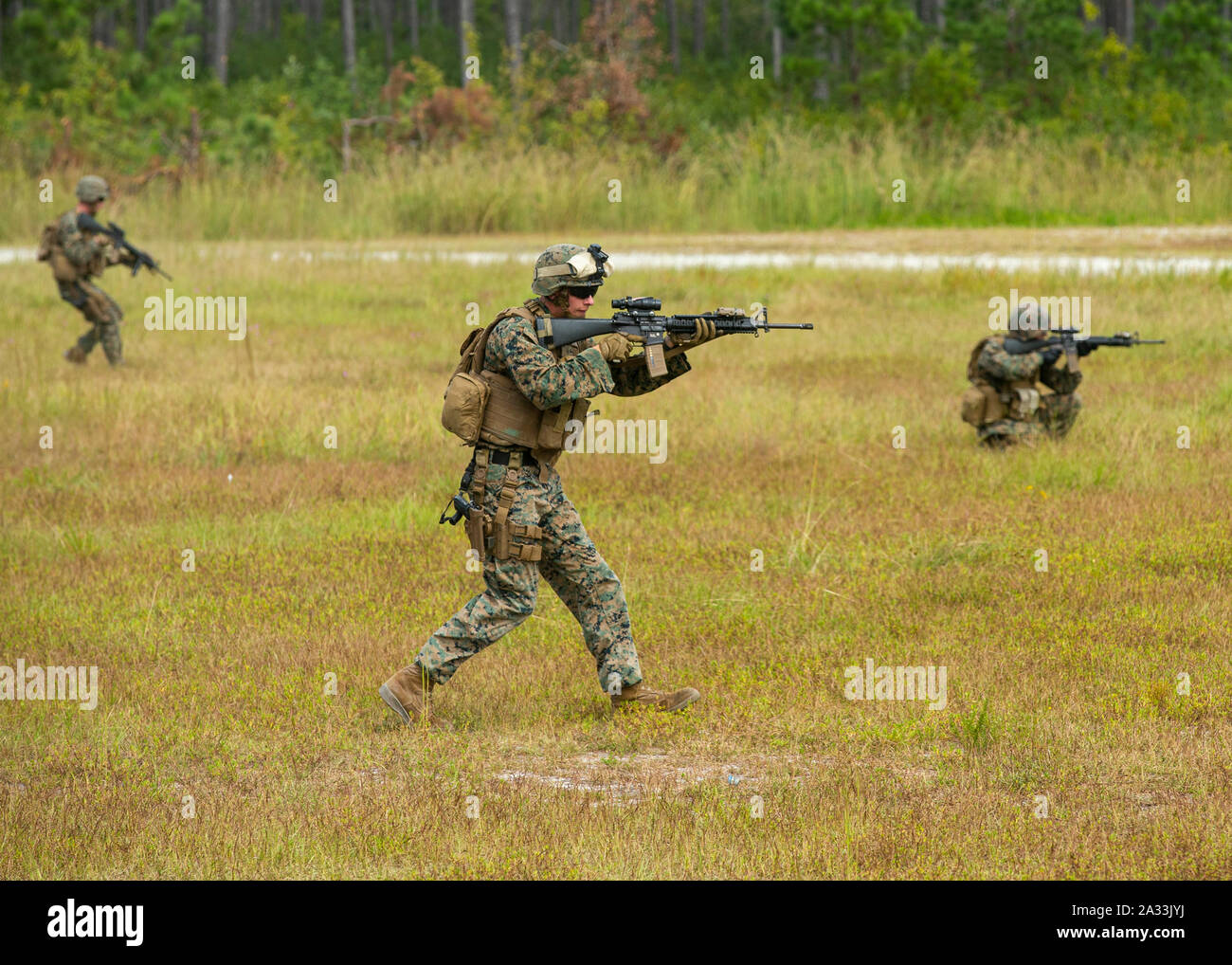 U.S. Marines with 2nd Law Enforcement Battalion, II Marine ...