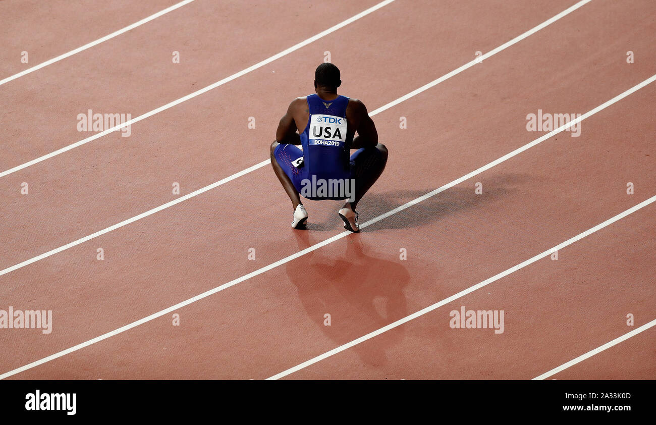 Justin gatlin of usa hi-res stock photography and images - Alamy