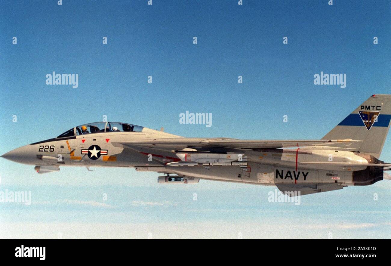 F-14A of PTMC with AIM-120 1981 Stock Photo - Alamy
