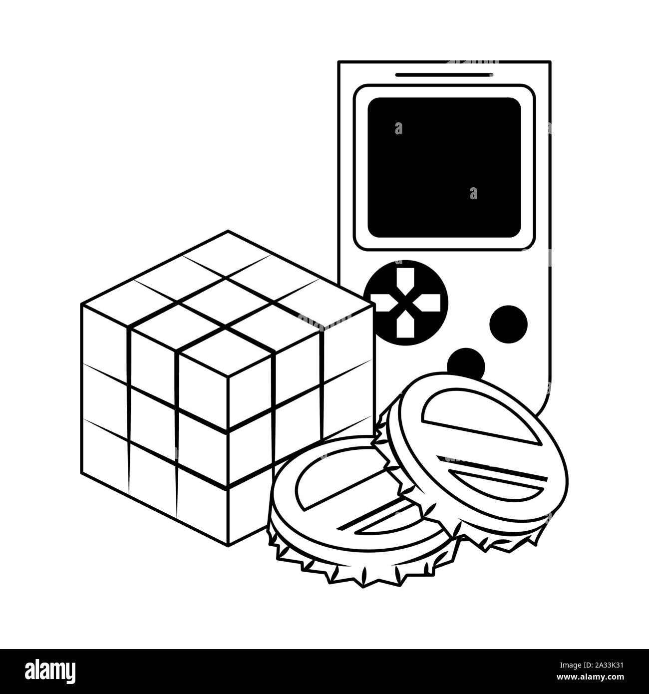 Scramble square Stock Vector Images - Alamy