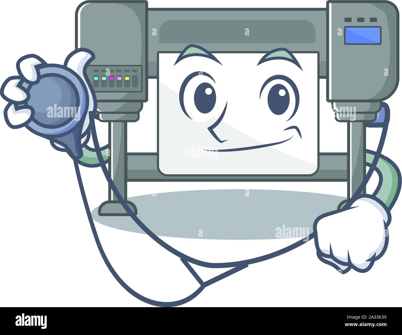 Doctor Plotters﻿ with the a cartoon shape Stock Vector Image & Art - Alamy