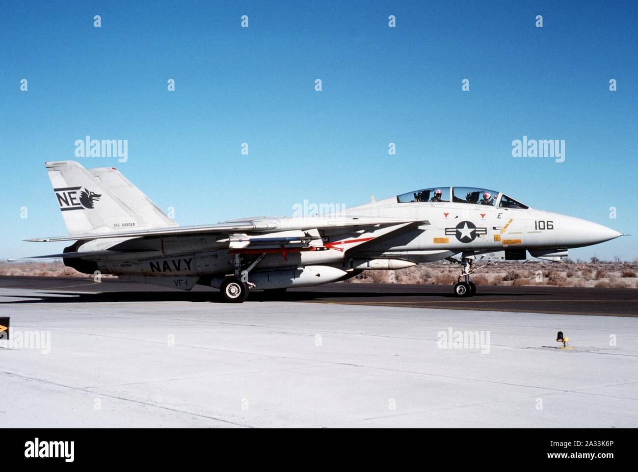 F-14A VF-1 at NAS Fallon 1986 Stock Photo - Alamy