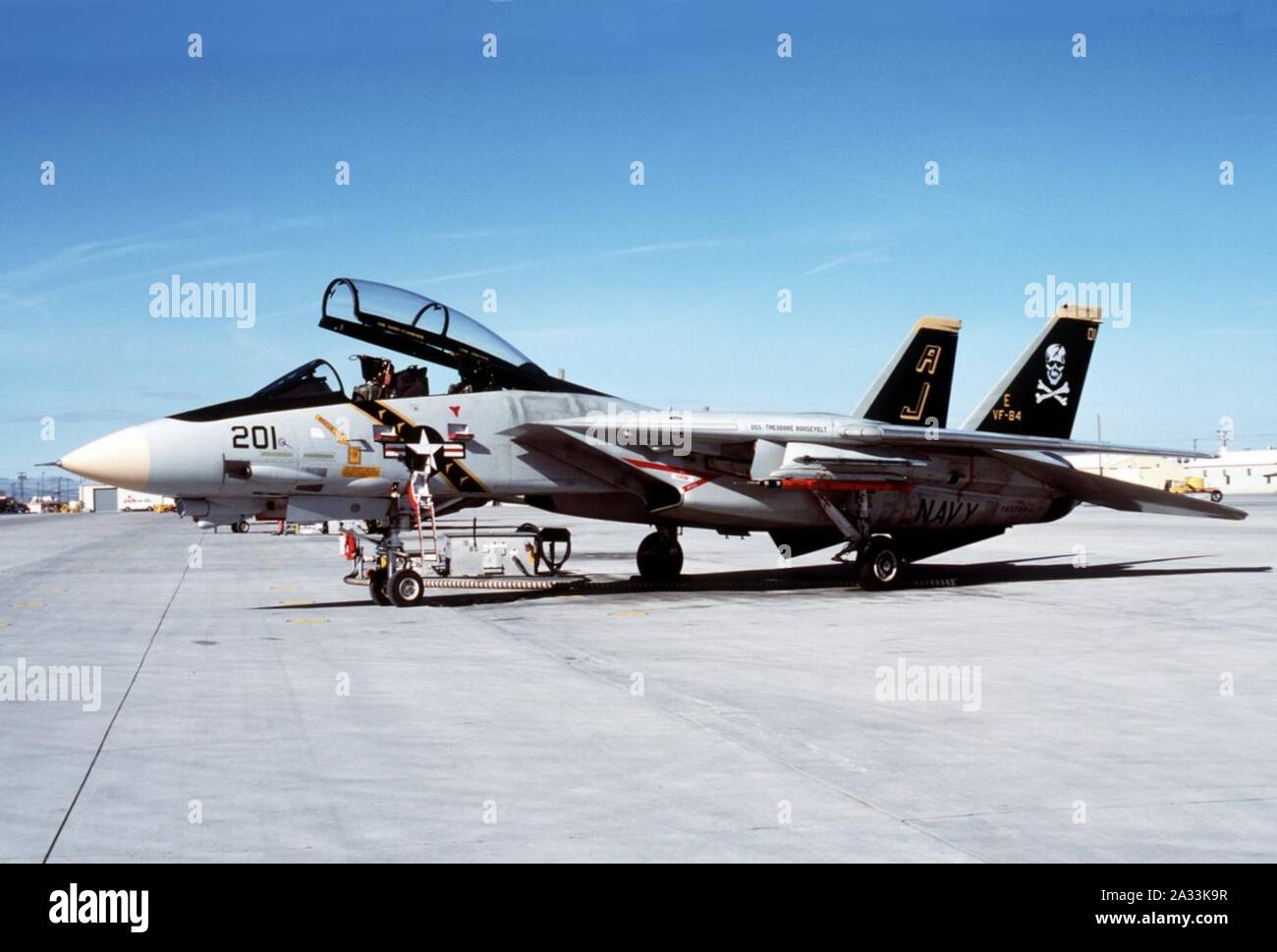F-14A VF-84 at NAS Fallon 1988 Stock Photo - Alamy