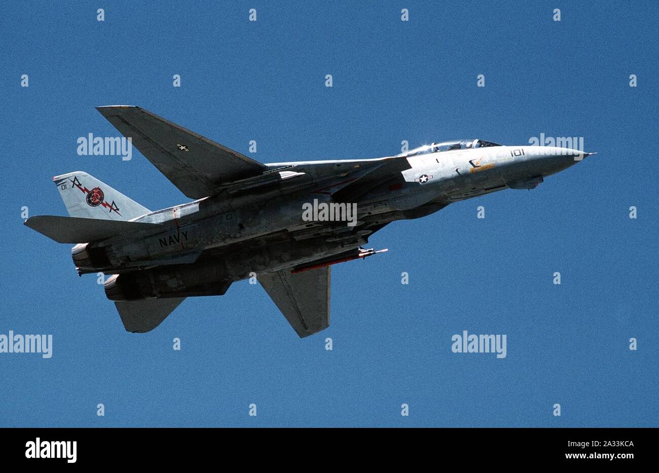 F-14B VF-74 In Flight Stock Photo - Alamy