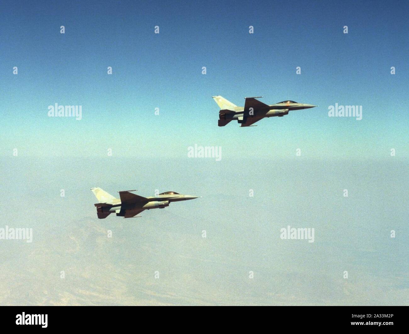 F-16N Vipers of VF-126 in flight on 14 September 1987 (6640160 Stock ...