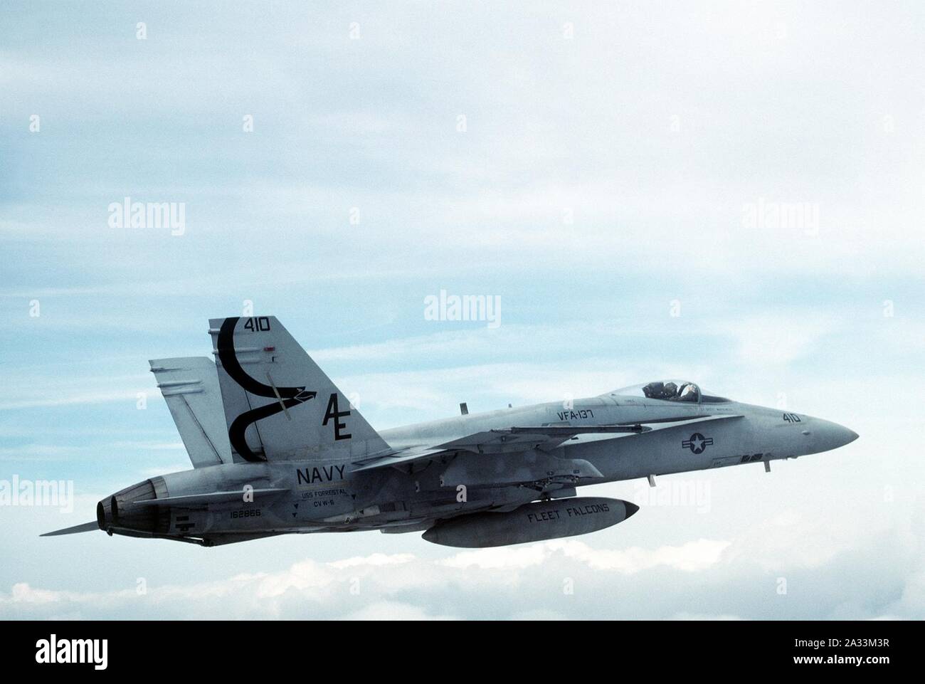 F-18A VFA-137 1991 Stock Photo - Alamy
